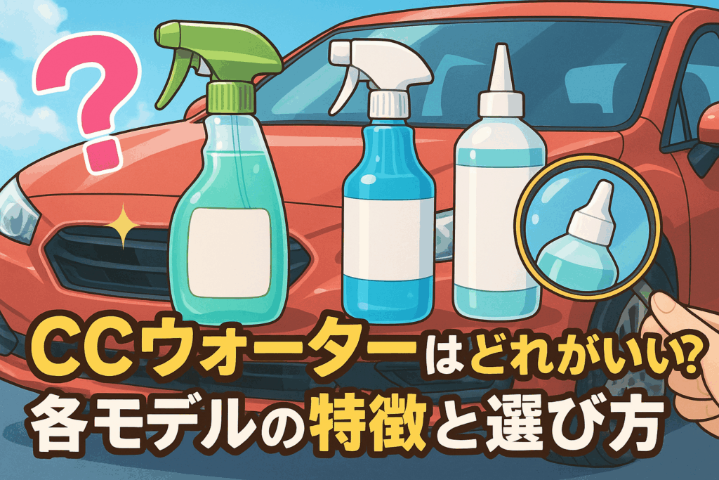 ccウォーターはどれがいい？各モデルの特徴と選び方 | どれがいい？迷ったら！